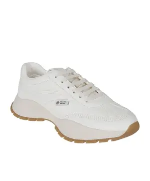 Prada Logo-patch Panelled Sneakers
