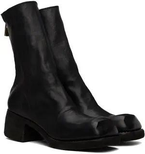 Guidi Square-toed Short Boots