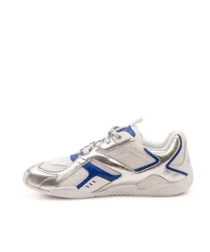 Versace Mesh Lace-up Sneakers - Bluesilver