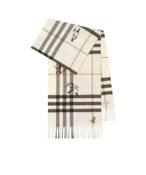 Burberry Check Mates Cashmere Scarf