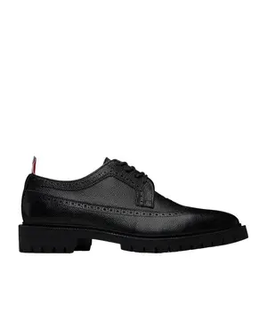 Thom Browne Almond Toe Lace-up - Black