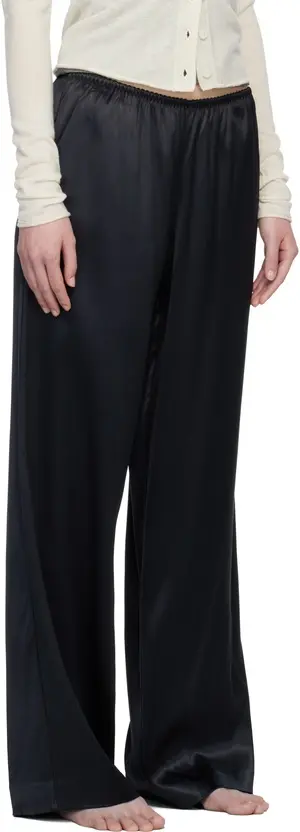 SKIMS Wide-leg Casual Pants - Black