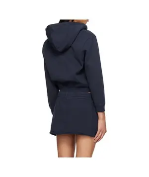 SKIMS Fleece Zip-up Hooded Sweatshirt