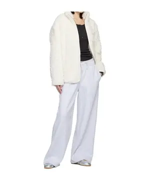 SKIMS High-necked Fur Jacket
