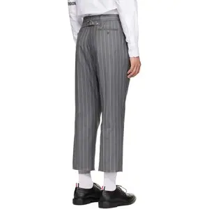 Thom Browne Chalk-stripe Wool Trousers