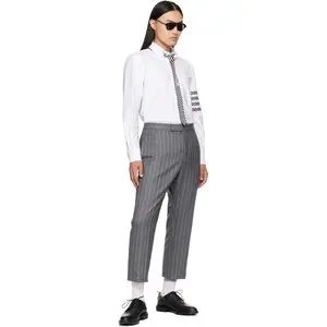 Thom Browne Chalk-stripe Wool Trousers