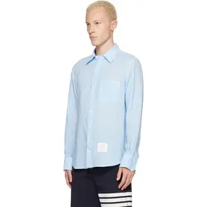 Thom Browne 4-bar Linen Shirt
