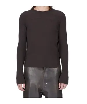 Rick Owens Ribbed Geo Panelled Sweater