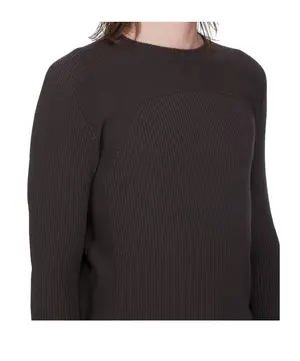 Rick Owens Ribbed Geo Panelled Sweater