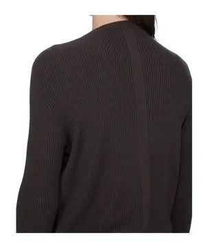 Rick Owens Ribbed Geo Panelled Sweater