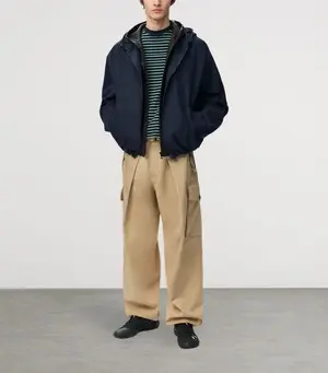 Loewe Layered-neck Hooded Jacket