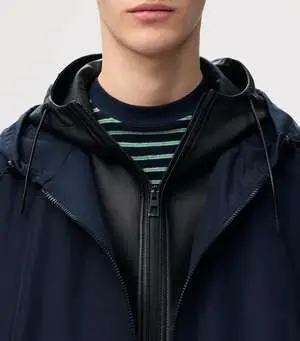 Loewe Layered-neck Hooded Jacket