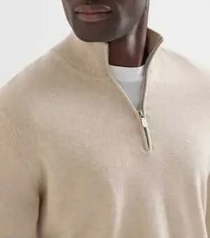 Brunello Cucinelli Cashmere Quarter-zip Sweater