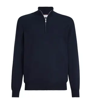 Brunello Cucinelli Cashmere Quarter-zip Sweater