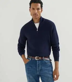 Brunello Cucinelli Cashmere Quarter-zip Sweater