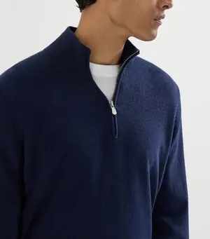 Brunello Cucinelli Cashmere Quarter-zip Sweater