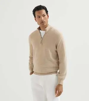 Brunello Cucinelli Cashmere Quarter-zip Sweater