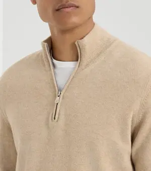 Brunello Cucinelli Cashmere Quarter-zip Sweater
