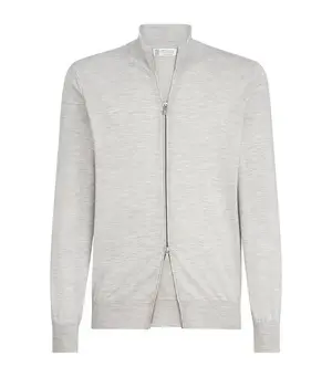 Brunello Cucinelli Two-way Zip Cardigan