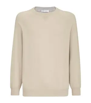 Brunello Cucinelli Cashmere Crew-neck Sweatshirt