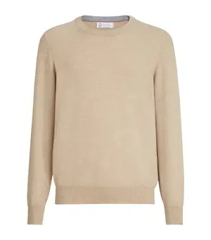 Brunello Cucinelli Cashmere Crew-neck Sweater - Brown