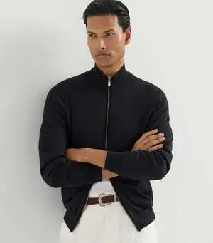 Brunello Cucinelli Cashmere-silk Zip-up Cardigan