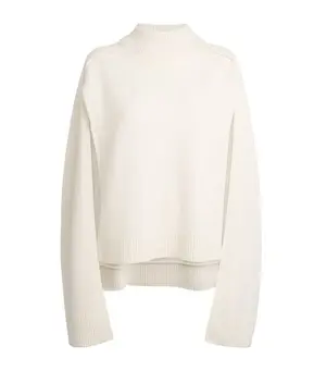 Source Unknown Wool Cape Noa Sweater - Ivory
