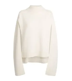 Source Unknown Wool Cape Noa Sweater - Ivory