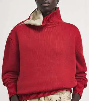 Source Unknown Zip-shoulder Konny Sweater