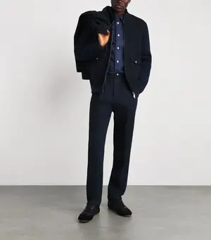 Eleventy Wool Bomber Jacket