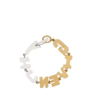 Givenchy Letters Bracelet In Metal - Yellow