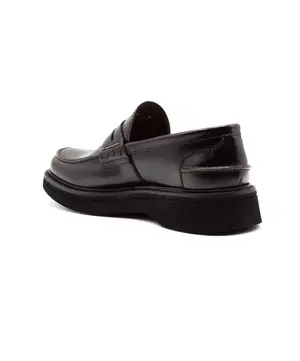 GREEN GEORGE Penny Leather Loafers