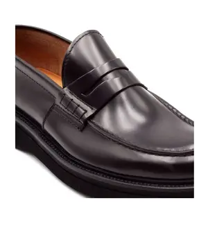 GREEN GEORGE Penny Leather Loafers