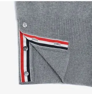 Thom Browne Cashmere Sweater - Light Gray