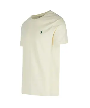 Polo Ralph Lauren Logo Embroidered Crewneck T-shirt - Cream