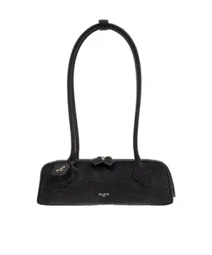 Alaïa Le Teckel Zip-up Shoulder Bag - Black
