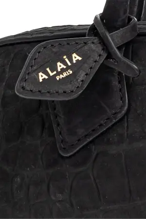 Alaïa Le Teckel Zip-up Shoulder Bag - Black