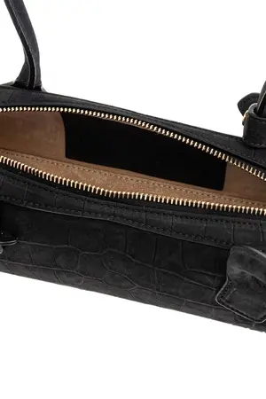Alaïa Le Teckel Zip-up Shoulder Bag - Black