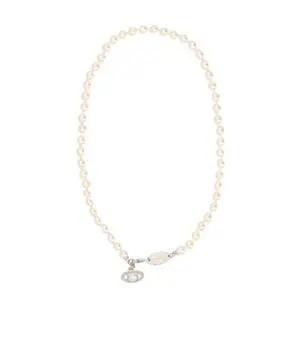 VIVIENNE WESTWOOD Simonetta Pearl Necklace - White