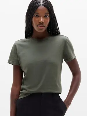 Athleta Favorite Cotton Classic Tee - Jungle