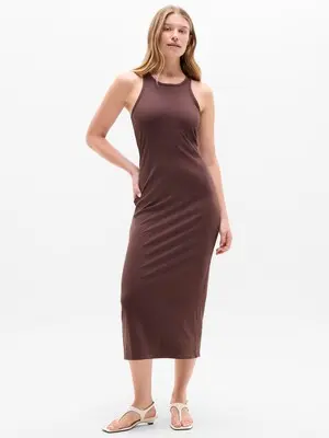 Athleta Signature Rib Maxi Dress