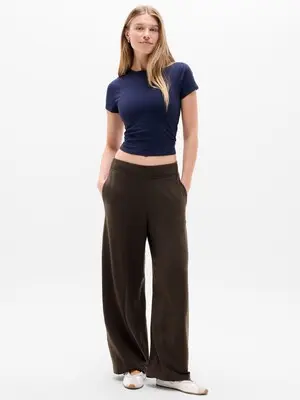 Athleta Coaster Luxe Straight Leg Pant - Truffle