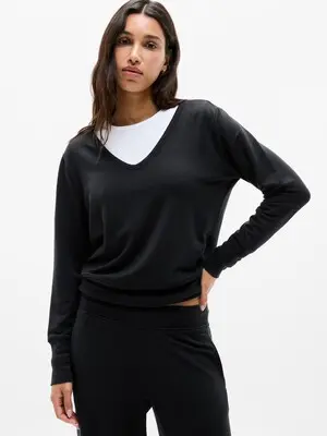 Athleta Ribbed Sweatshirts Hoodies For Women