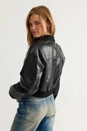 Citizens Of Humanity Leather Moto Jacket - Black