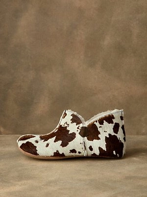 Overland Ima Shearling-lined Cowhide Slipper