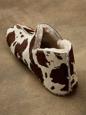 Overland Ima Shearling-lined Cowhide Slipper
