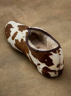 Overland S Eden Shearling-lined Cowhide Slippers