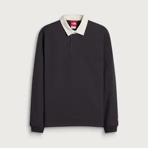The North Face Red Box Rugby Shirt - Obsidian