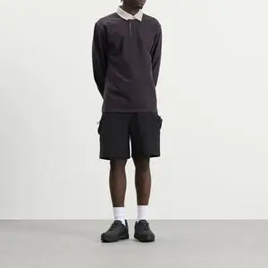 The North Face Red Box Rugby Shirt - Obsidian