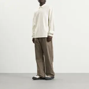 The North Face Red Box Rugby Shirt - White Dune